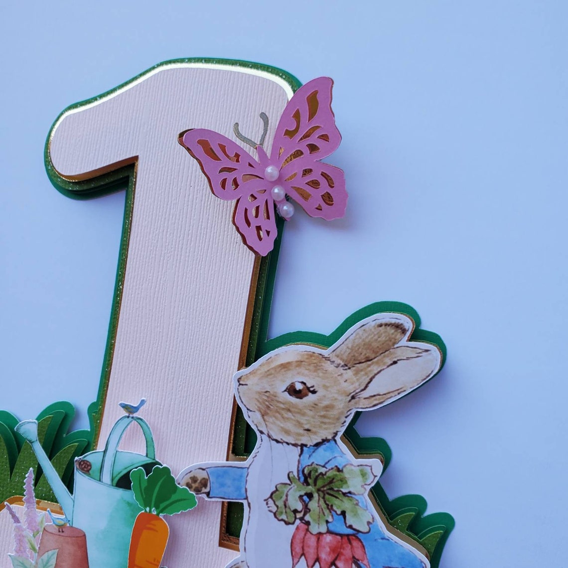Peter Rabbit Cake Topper Peter Rabbit Decorations | Etsy