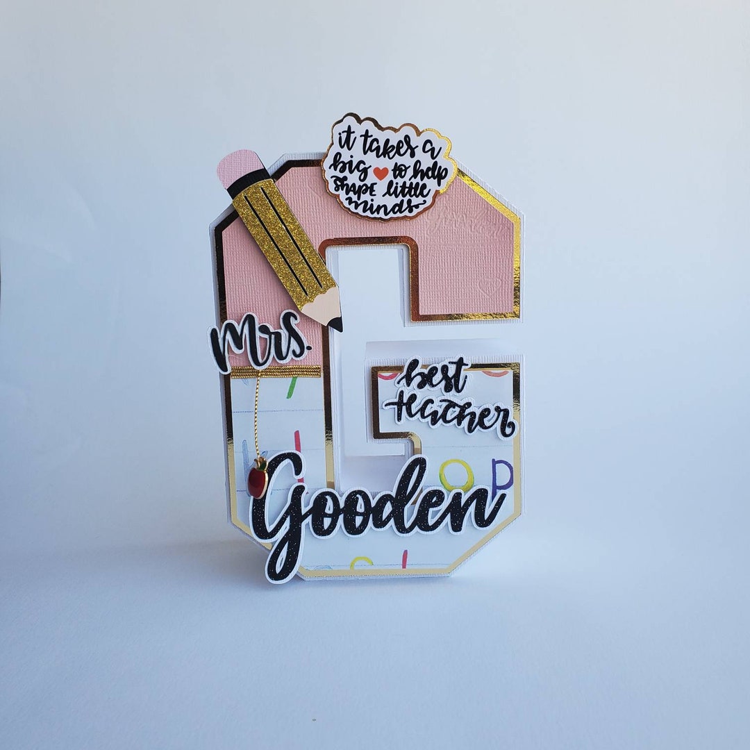 Teacher 3D Letters, Teacher Gifts, Teacher Desk Decor, Teacher ...