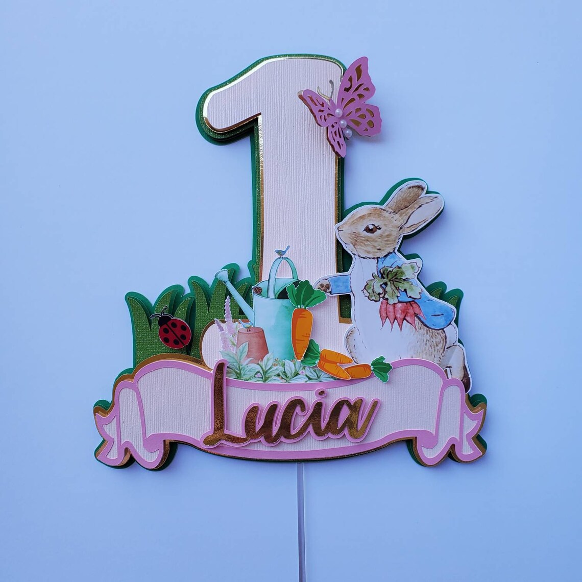 Peter Rabbit Cake Topper Peter Rabbit Decorations | Etsy