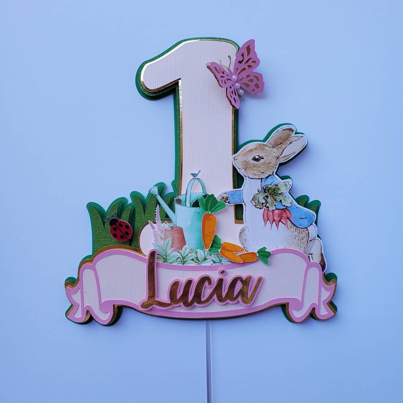 Peter Rabbit Cake Topper Peter Rabbit Decorations | Etsy