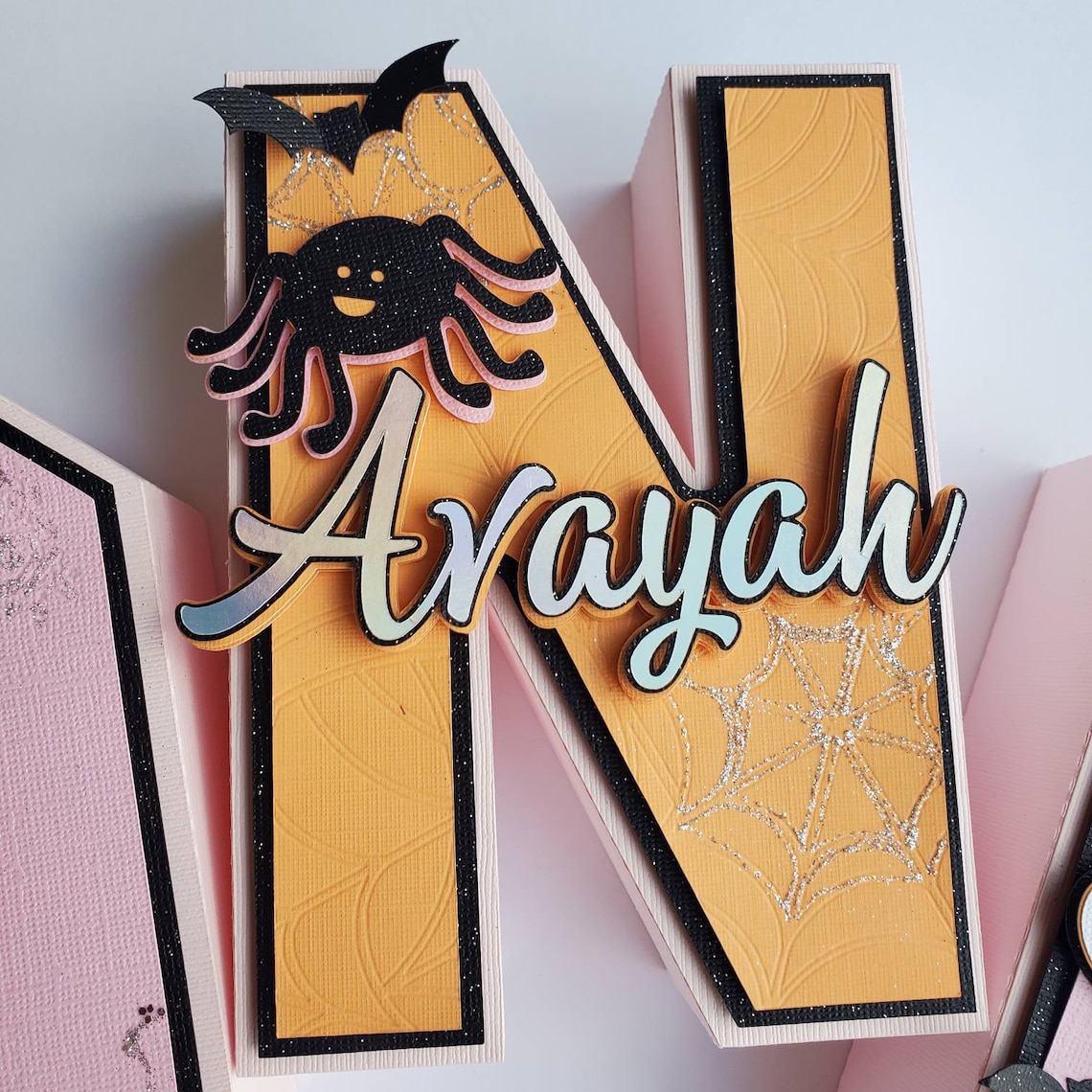 Halloween 3D Letters Halloween First Birthday Halloween - Etsy