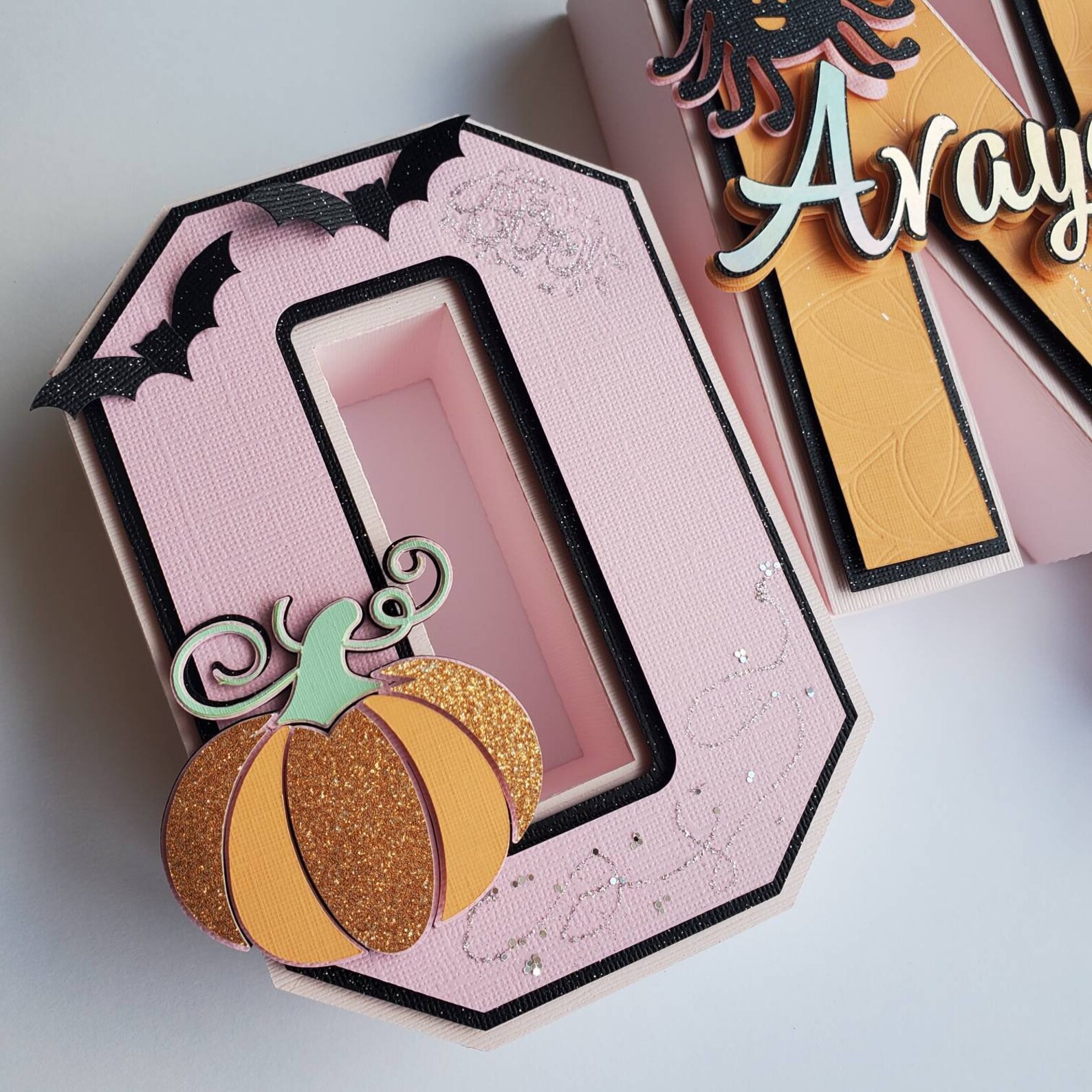 Halloween 3D Letters Halloween First Birthday Halloween - Etsy