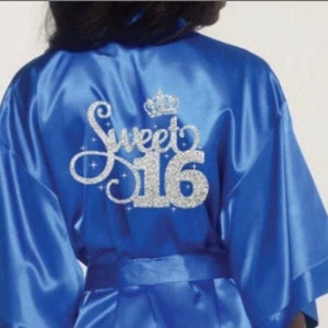 Includes FREE Front Personalization, Sweet Sixteen Satin Robes, Getting ...