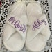 Personalized Quinceañera Fuzzy Slippers, Pantuflas Para Quinceañera ...