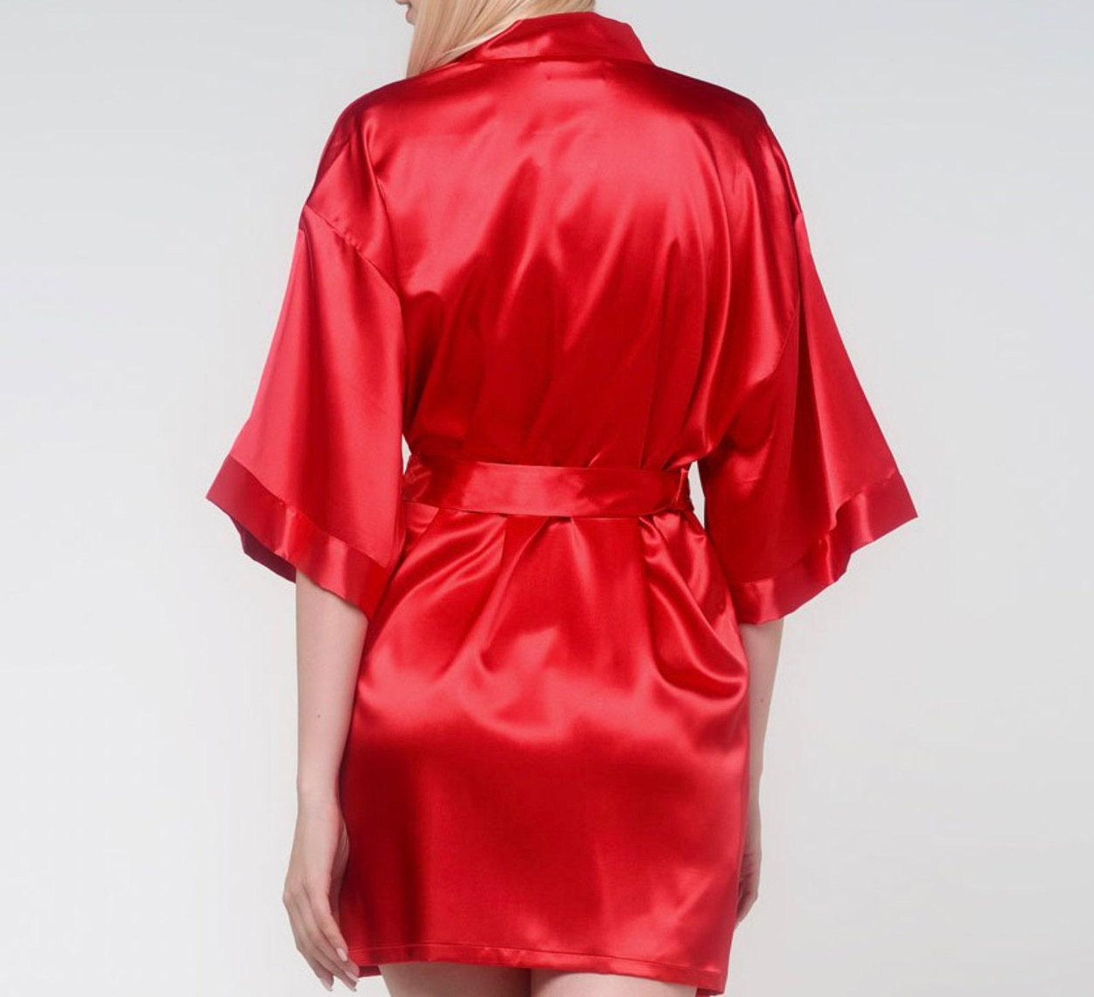 Includes FREE Front Personalization Mis Quince Satin Robes - Etsy