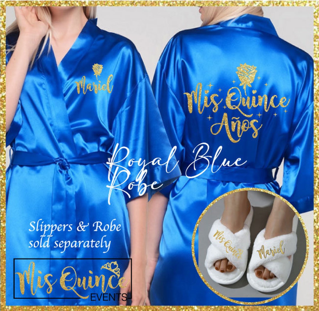 Includes FREE Front Personalization, Mis Quince Robe With Rose ...