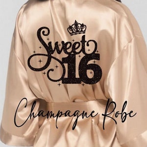 Includes FREE Front Personalization, Sweet Sixteen Satin Robes, Getting ...