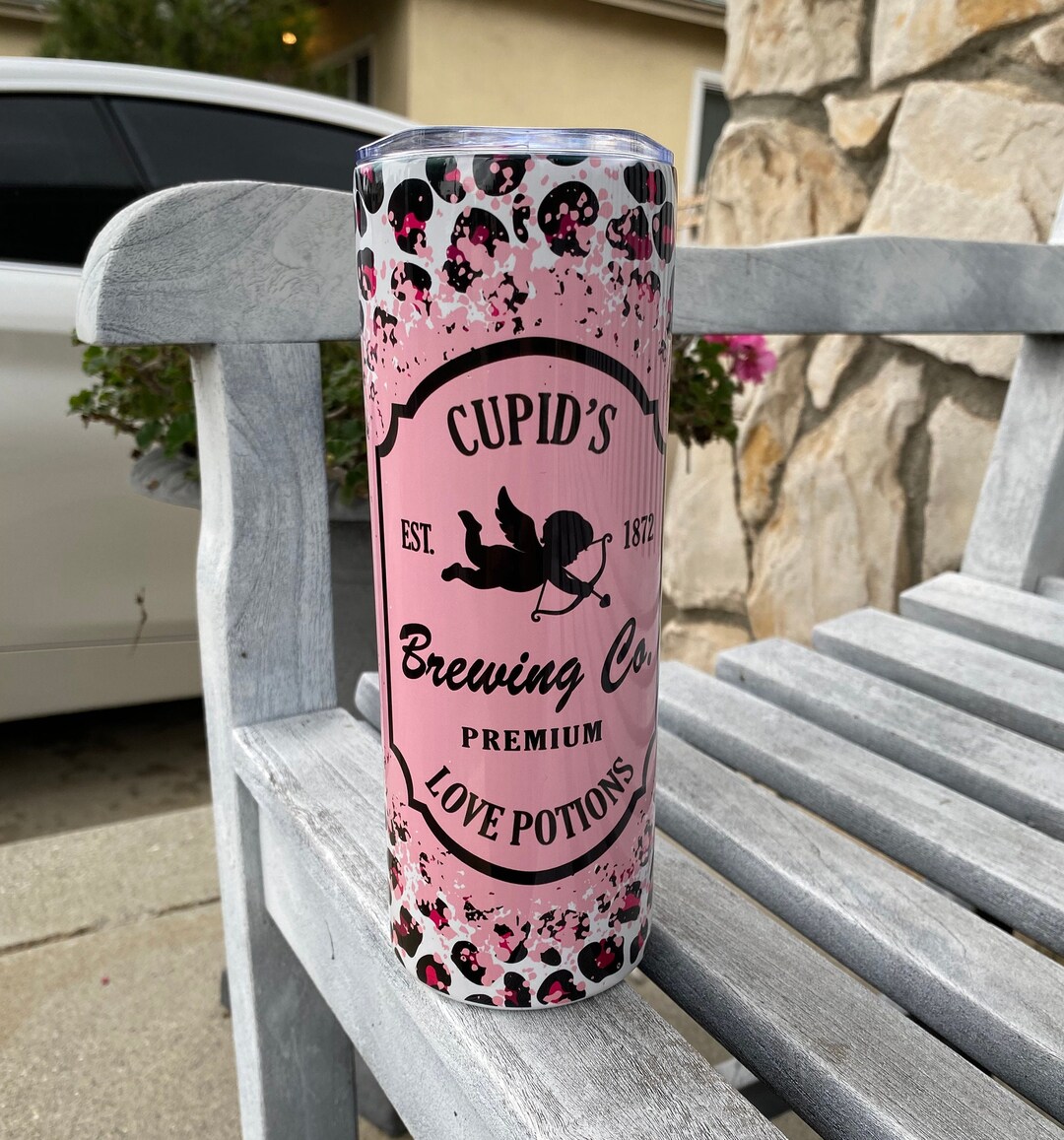 Valentines Day Cupid Tumblers, Cupids Brewing Co. Premium Love Potions ...