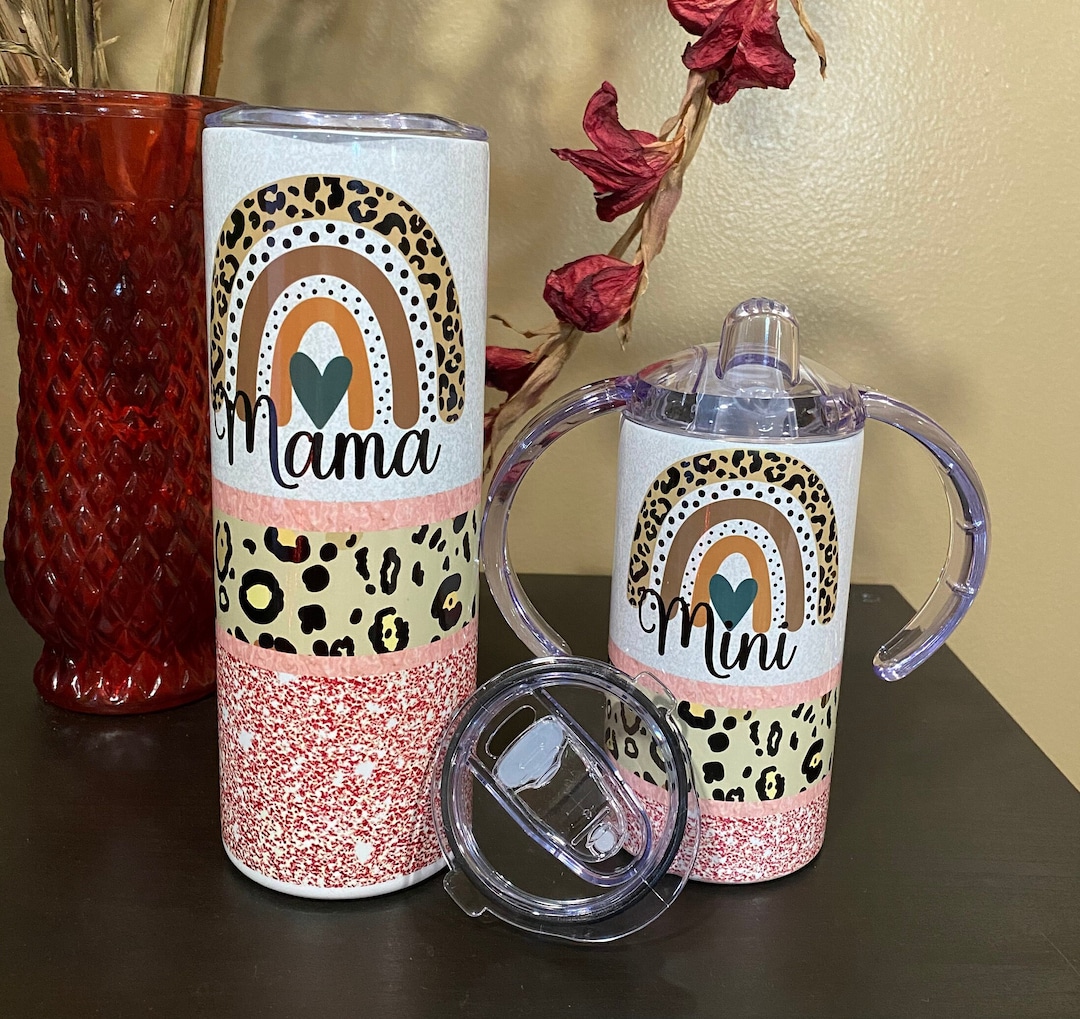 Mama Mini Matching Tumbler Sippy Cup, Birthday Gift, Mother Daughter ...