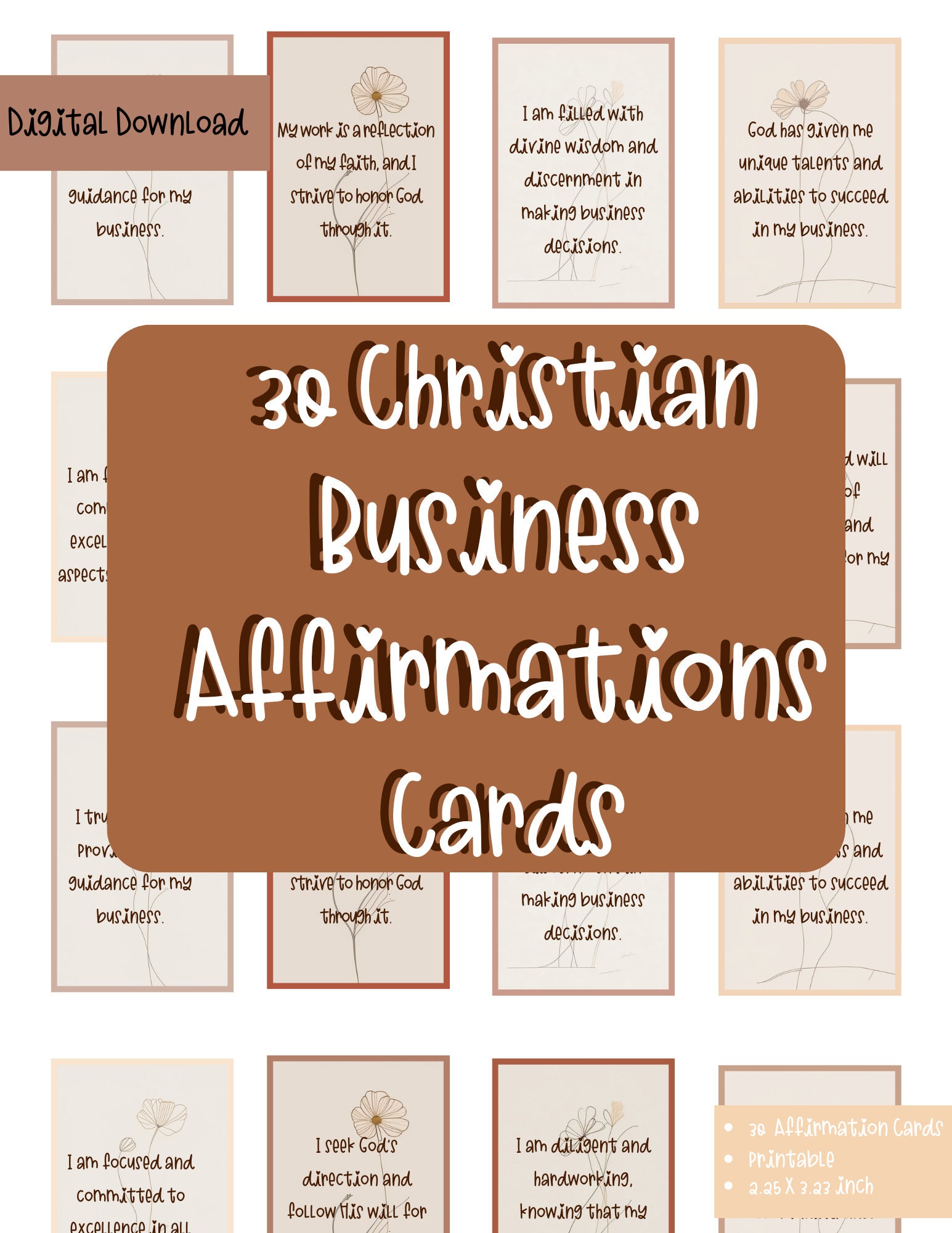 Christian Affirmation Cards| Christian Affirmations Card Deck ...