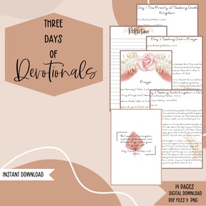 Devotional Printable, Bible Study, Christian Activities, Morning ...