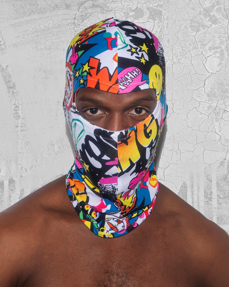 Street Style Balaclava Face Mask With Open Eyes for Men - Etsy