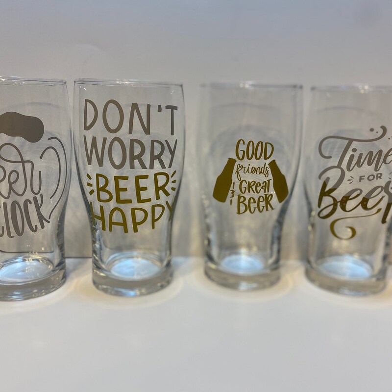 Custom Beer Glasses - Etsy