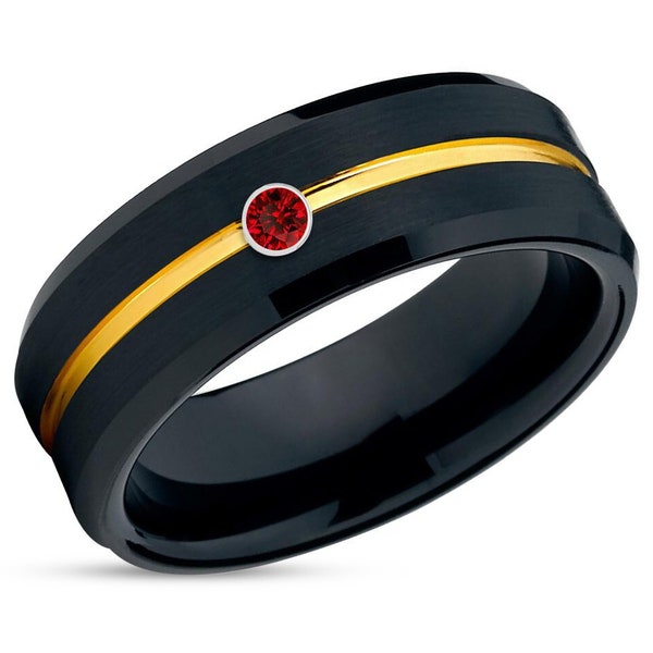 Ruby Wedding Ring - Etsy