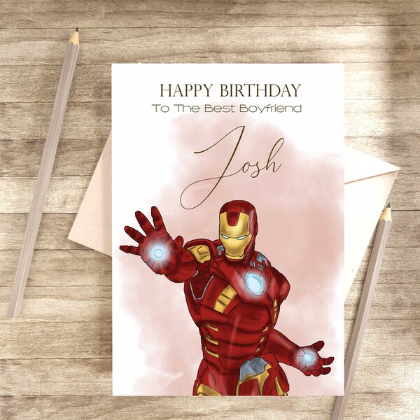 Super Hero Card - Etsy