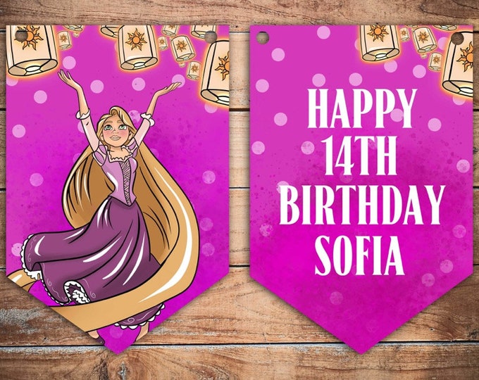 Disney Inspired Tangled Banner - Etsy