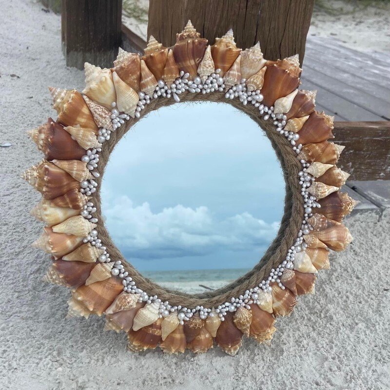 Seashell Mirror - Etsy