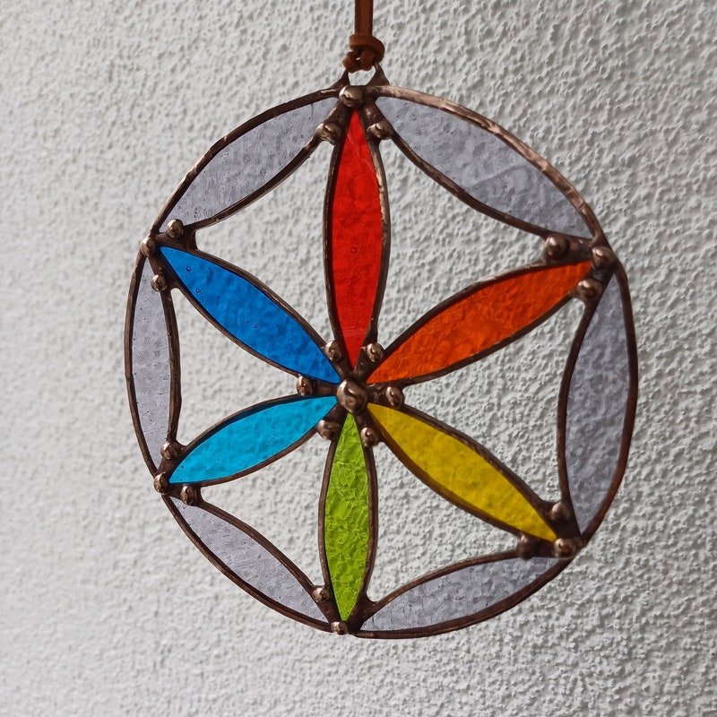 Sacred Geometry Stained Glass - Etsy