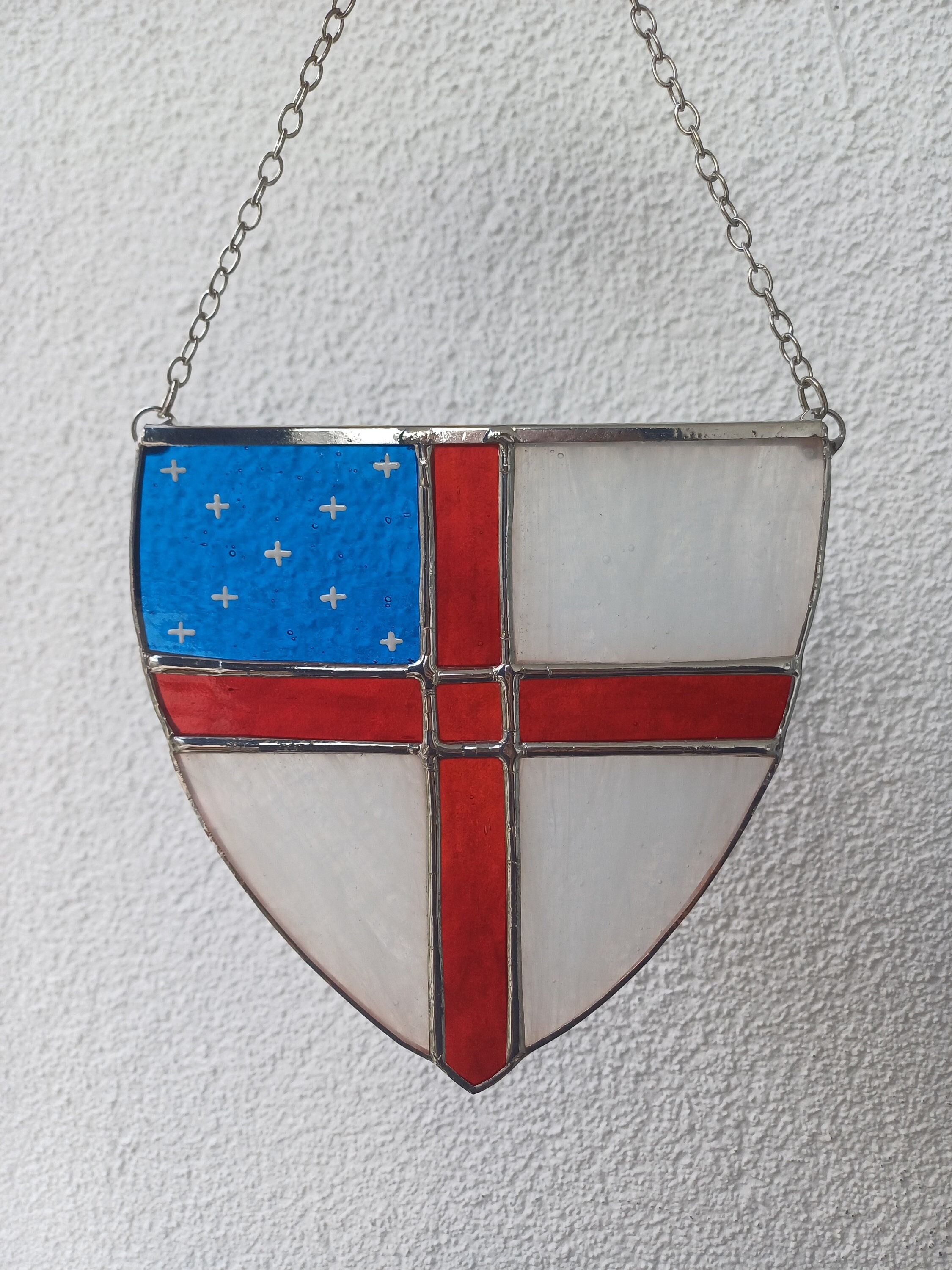 Stained Glass Episcopal Church Shield Ornament, the Protestant ...