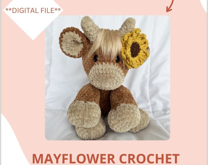 Highland Cow Crochet Pattern- Mod for "colbie the Cow" by When Crafting ...