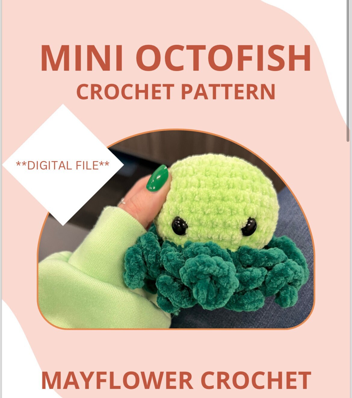 Mini Octofish Crochet Pattern - Etsy