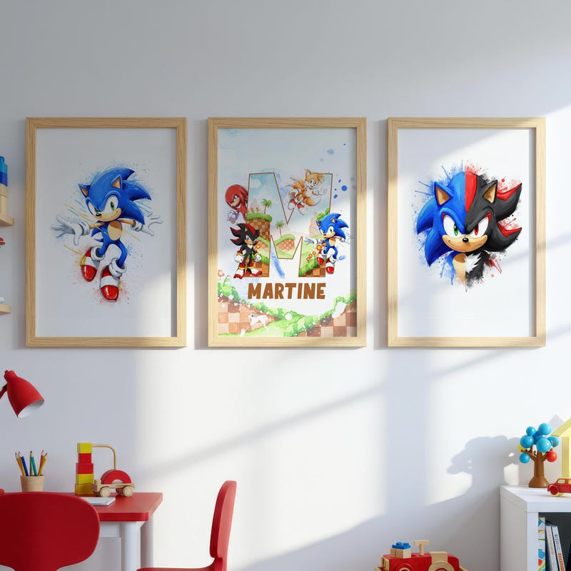 Sonic Poster - Etsy