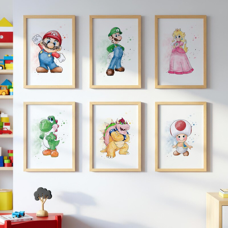 Super Mario Poster - Etsy