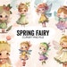 10 Fairy Watercolor Clipart Png Whimsical Clip Art Cute - Etsy