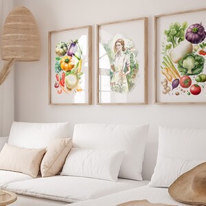 Vegetable/fruit Clip Art, Veggie Clipart, Bundle of 5, Garden Vegetable ...