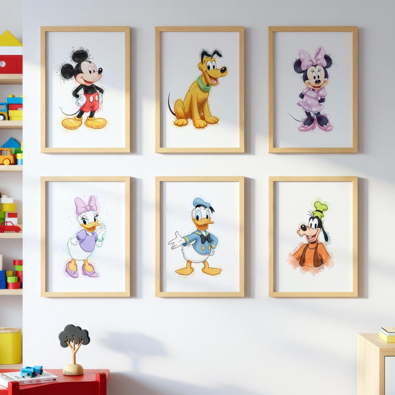 Mickey Friends Posters - Etsy UK