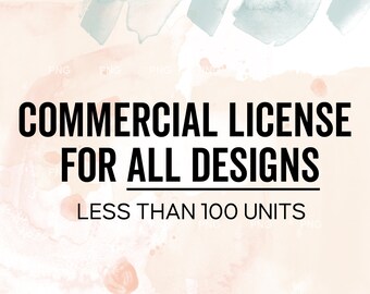 Commercial Use License for Any and All Files - Etsy