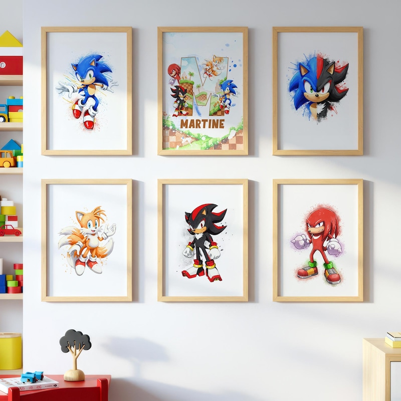 Sonic Room Decor - Etsy