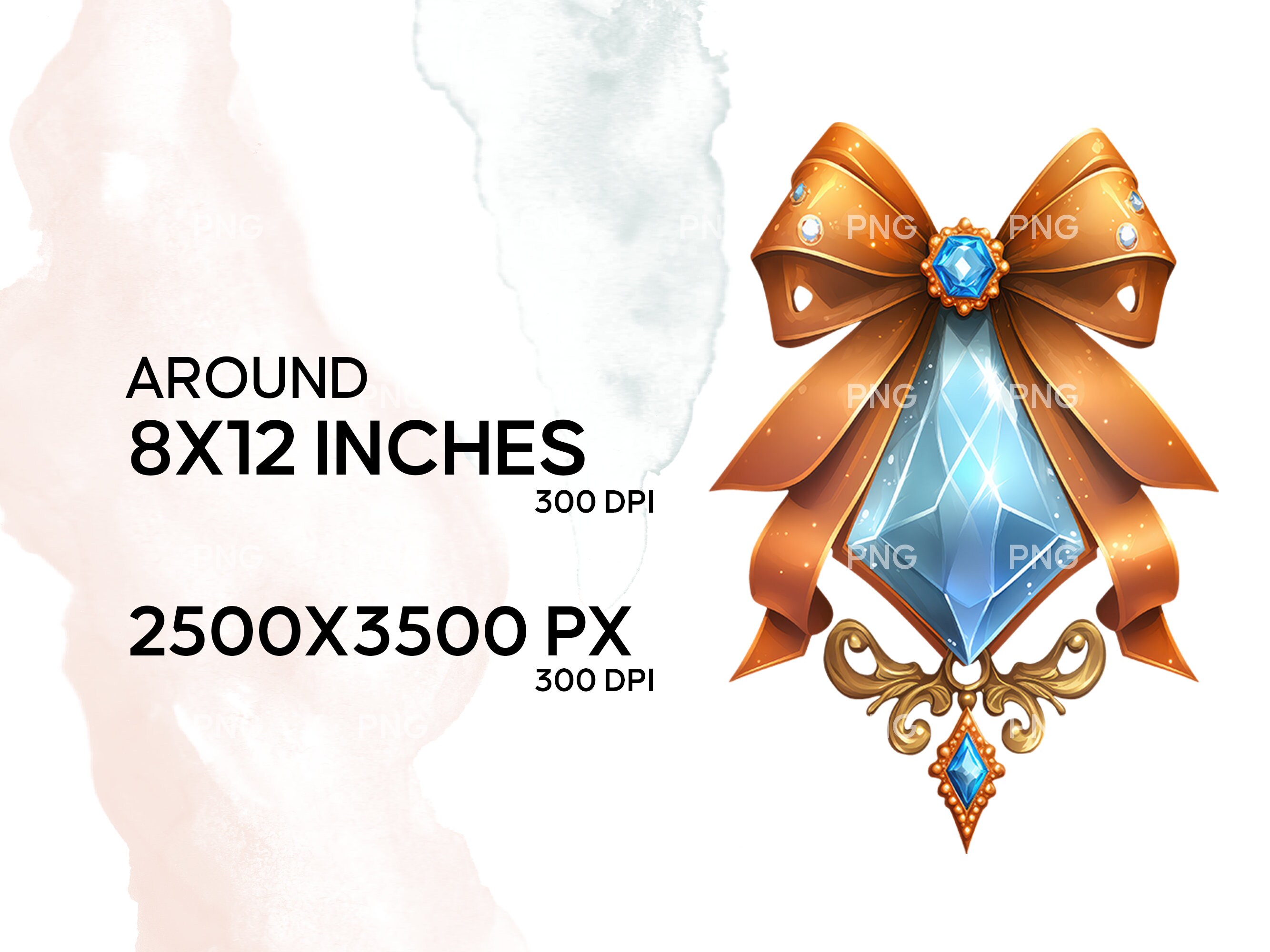 Bows Fantasy Art Watercolor Bow PNG Watercolor Bow Watercolor - Etsy