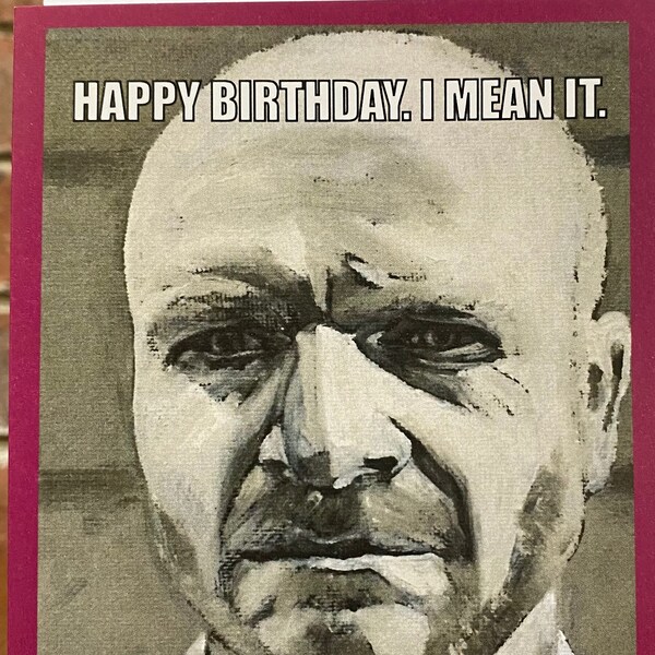 Manly Birthday Card - Etsy