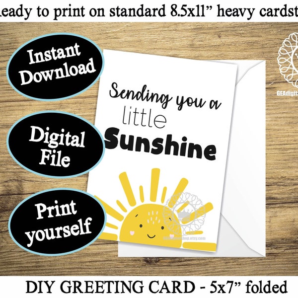 Sunshine Cards - Etsy