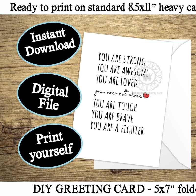 Cancer Card - Etsy