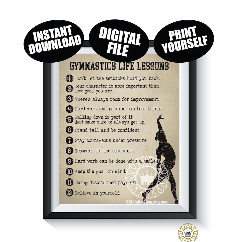 Gymnastics Poster - Etsy