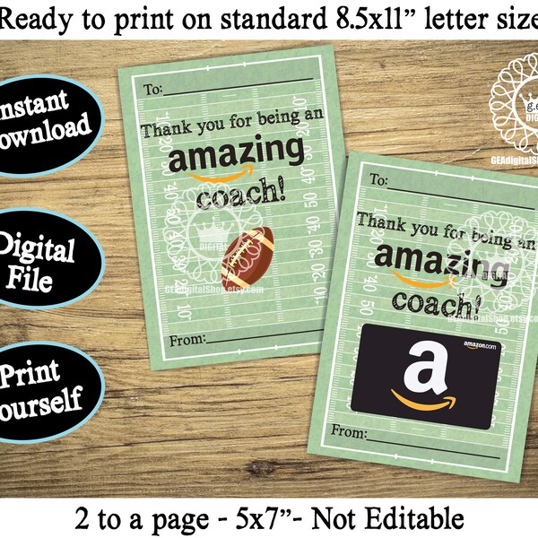 Football Coach Gift - Etsy