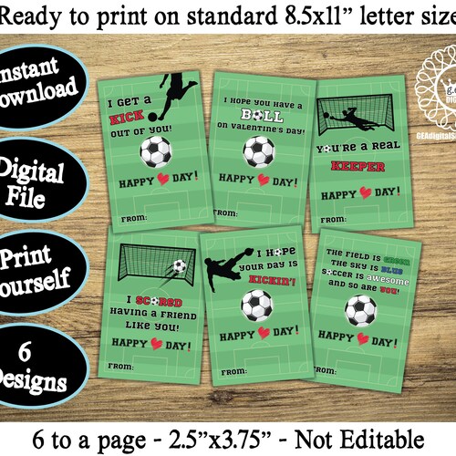 Printable Valentines for Kids Valentine's Day Cards for - Etsy