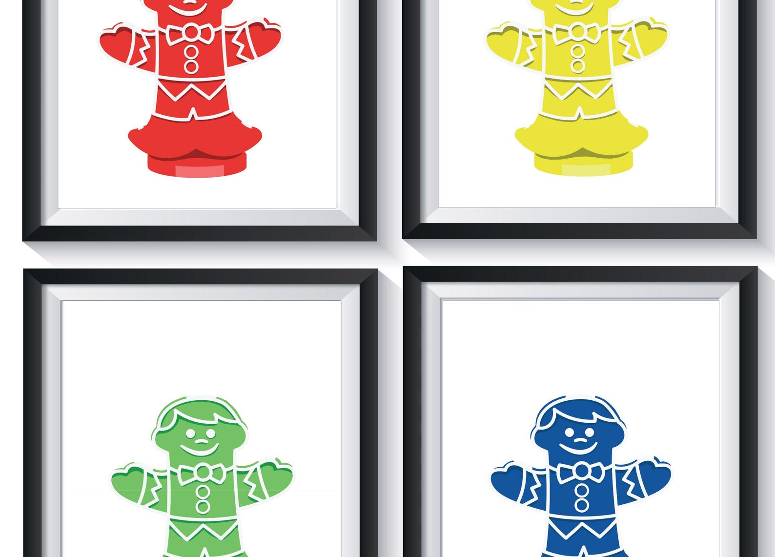 Candyland Board Game Pieces Art DIGITAL FILES Qty 4 Classic Game Room ...