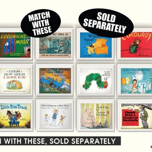 Classic Storybook Printable Art DIGITAL FILE Qty 18 Baby Favorite Book ...