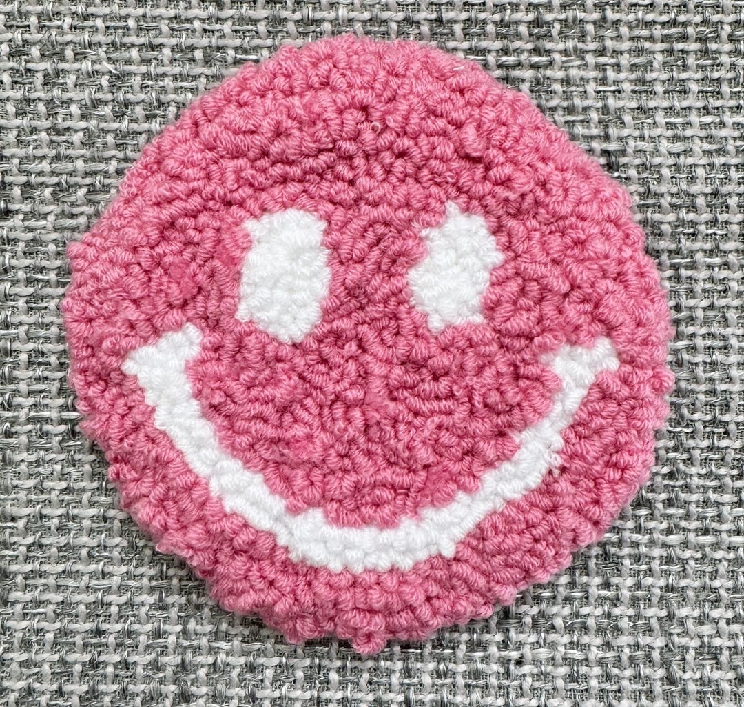 Smiley Face Coaster - Etsy