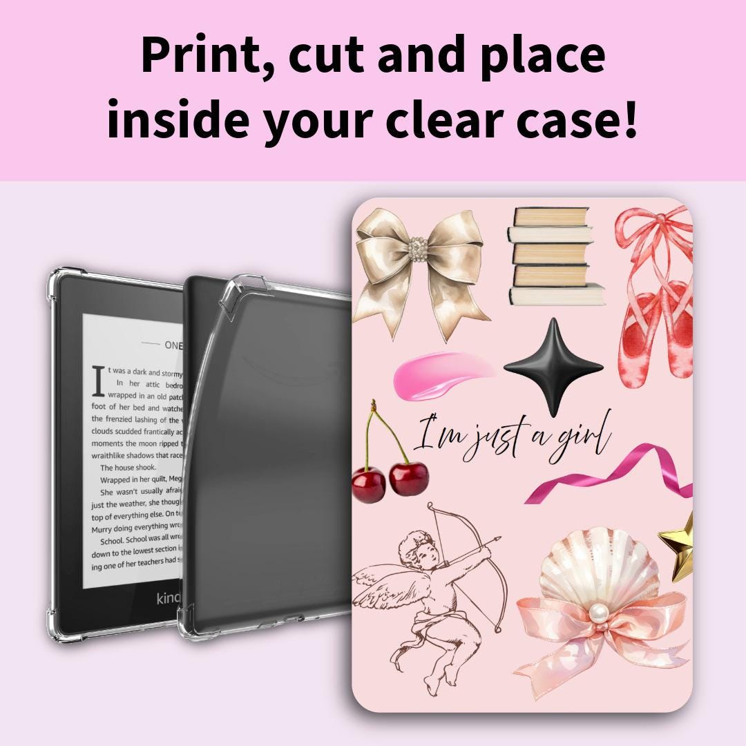 Kindle Printable Insert - Etsy