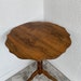 French Pedestal Table/solid Wood Small Round Tripod Table With Drawer, Antique Side Table ...