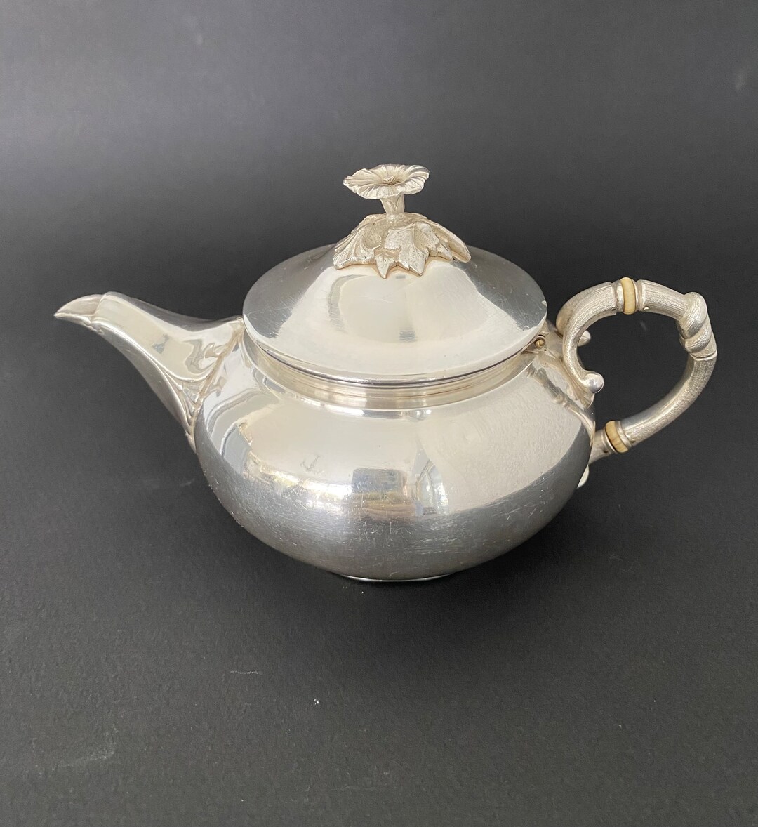 Rarechristofle Teapot Selfish 19th ART NEW Signed Christofle, Small ...