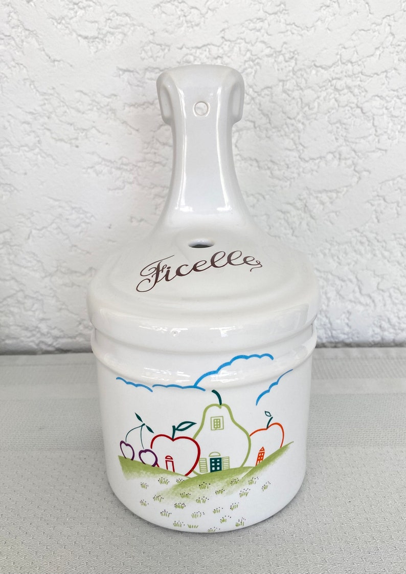 REVOL FRANCE Porcelain String Wall Dispenser French Vintage - Etsy