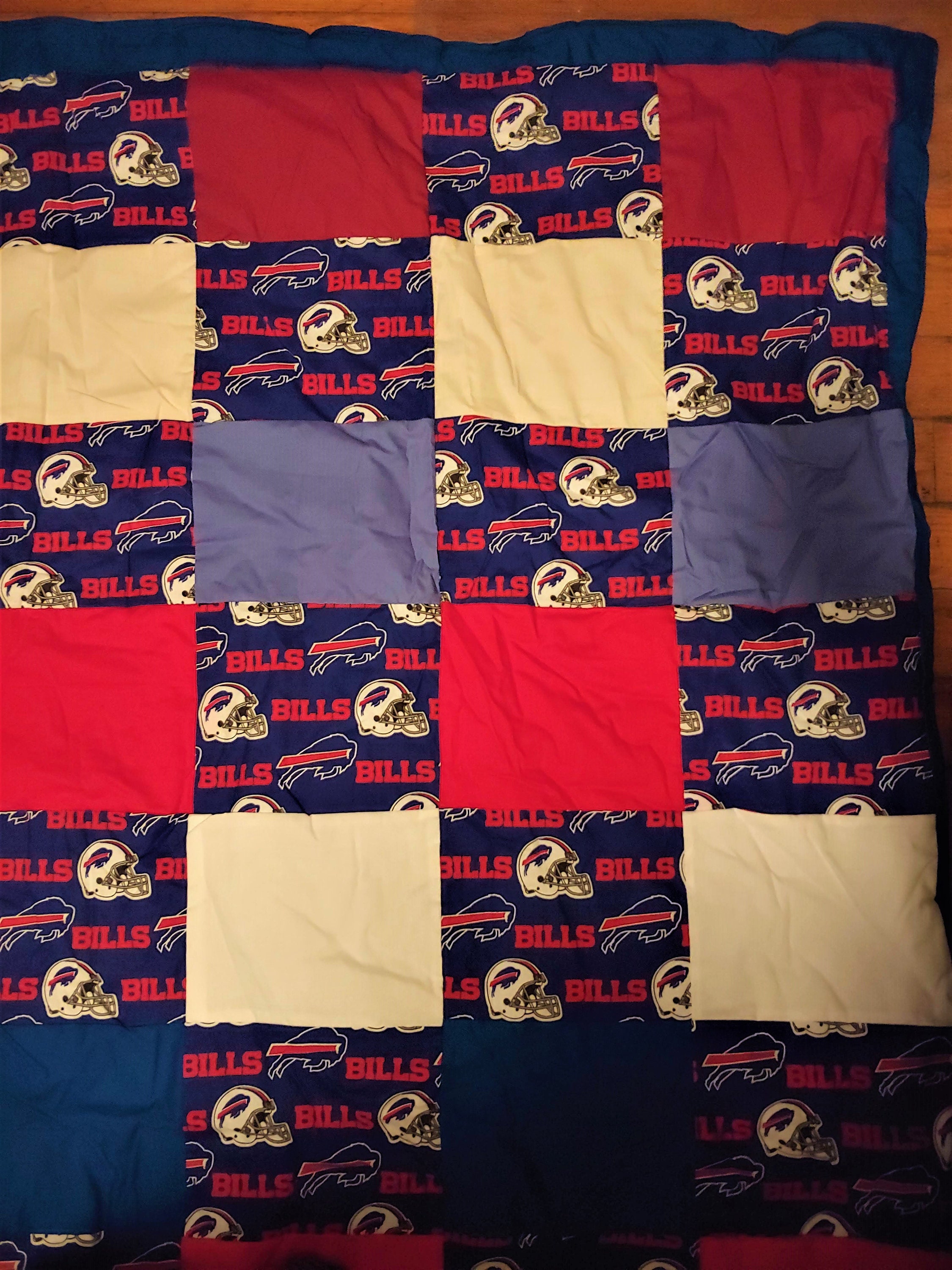 Buffalo Bills Queen Sized Quilt - Etsy