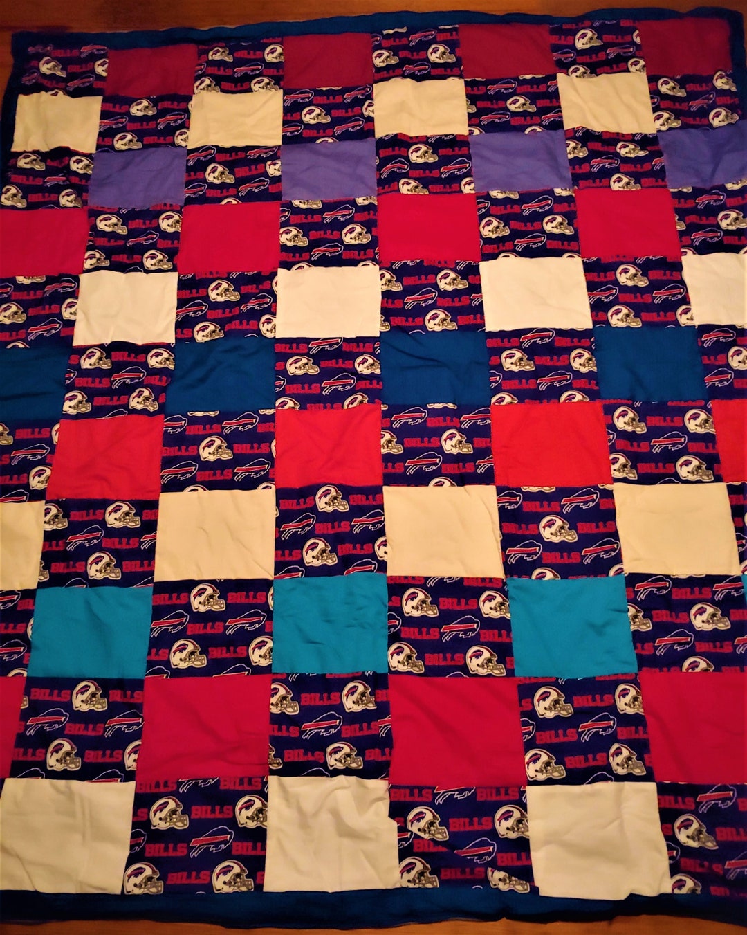 Buffalo Bills Queen Sized Quilt - Etsy