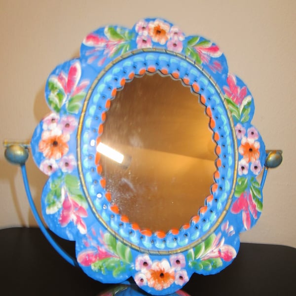 Hand Painted Mirror - Etsy