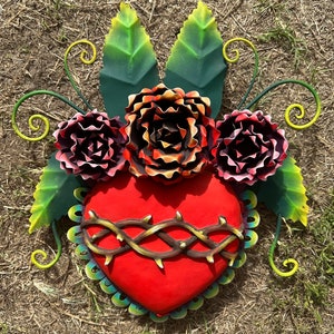 Metal Sacred Heart - Etsy